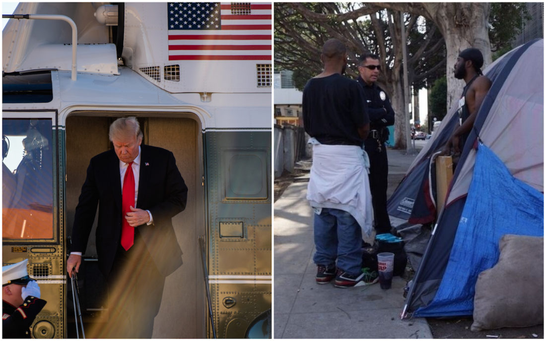 As Trump Visits LA, White House Suggests Increased Law Enforcement to ...